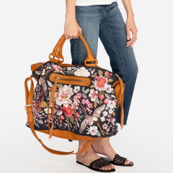 Johnny Was | Bags | Nwt Johnny Was Hisako Weekender Tote Bag | Poshmark
